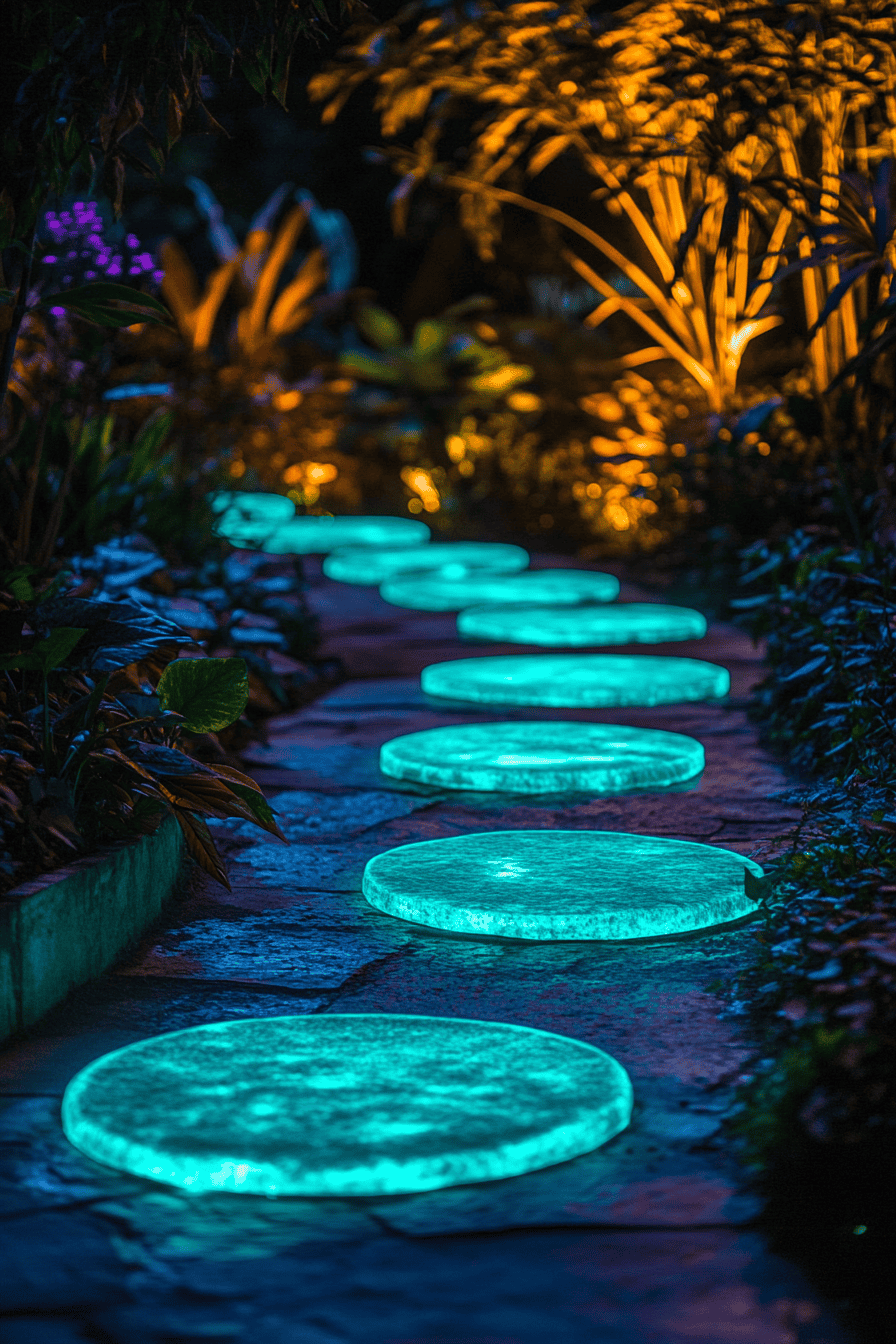 Glow In The Dark Garden Stones
