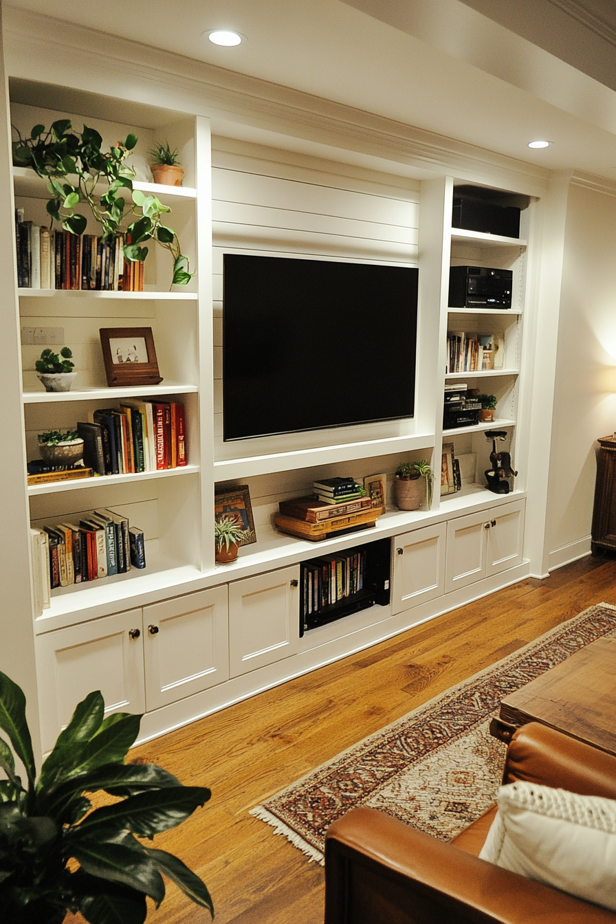 23 Modern Media Wall Ideas - Home Decor Goals